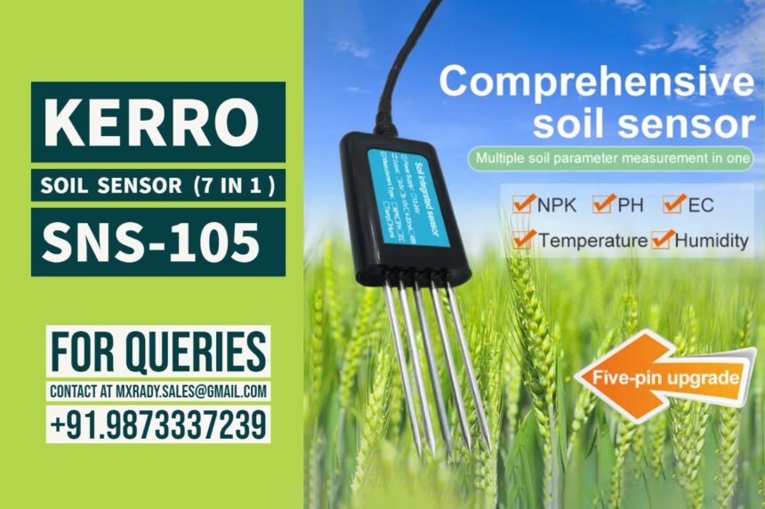 Soil NPK Sensor 7 In 1 Sensor - Kerroscale