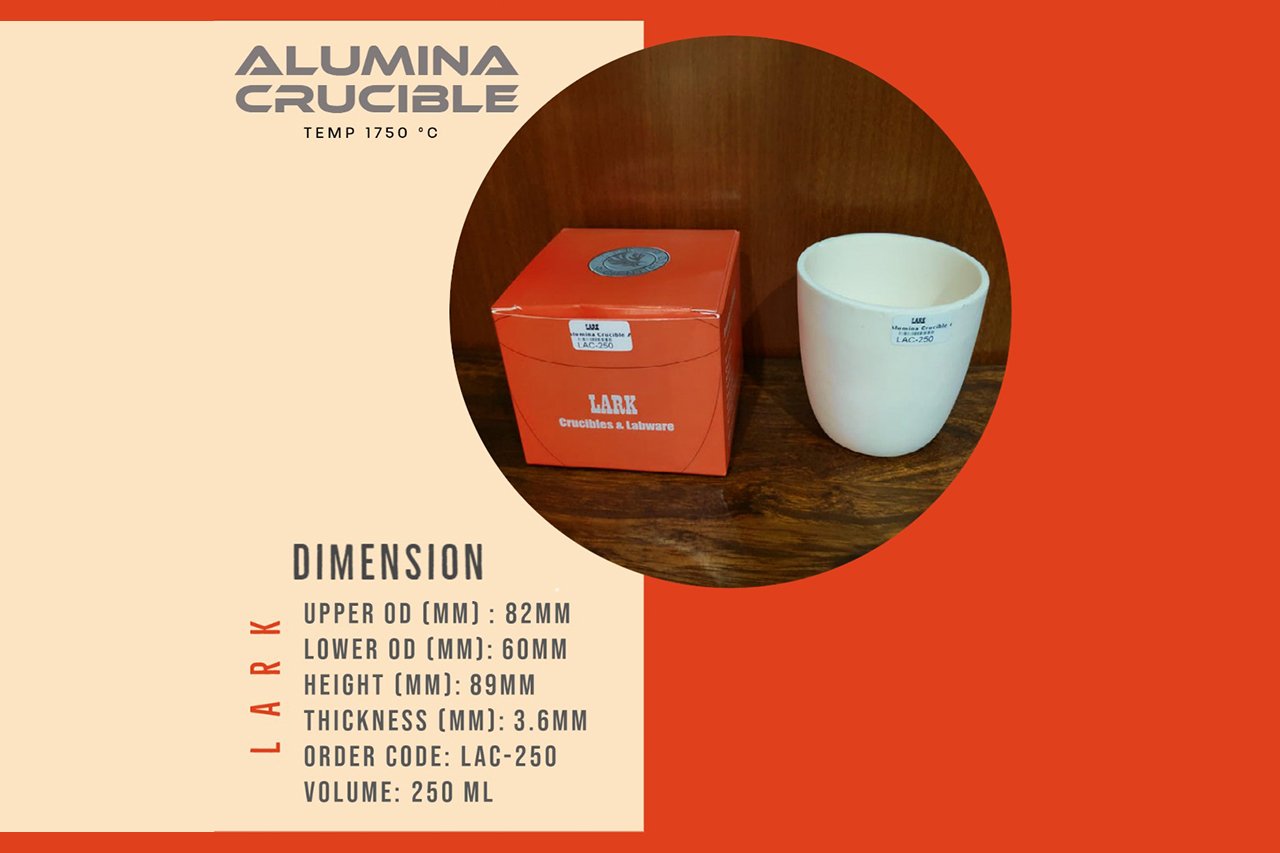 Alumina crucible 250ml - Kerroscale
