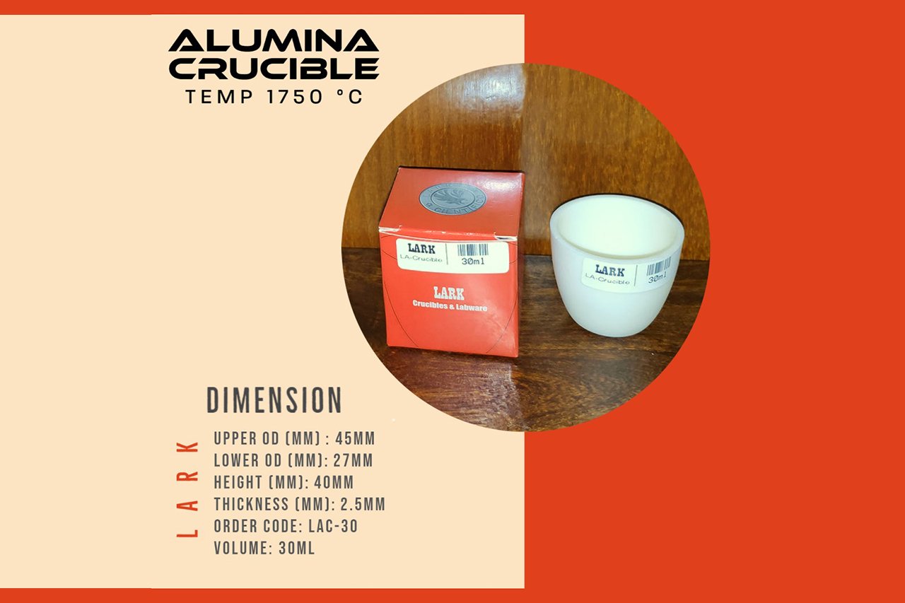Alumina crucible 30ml - Kerroscale