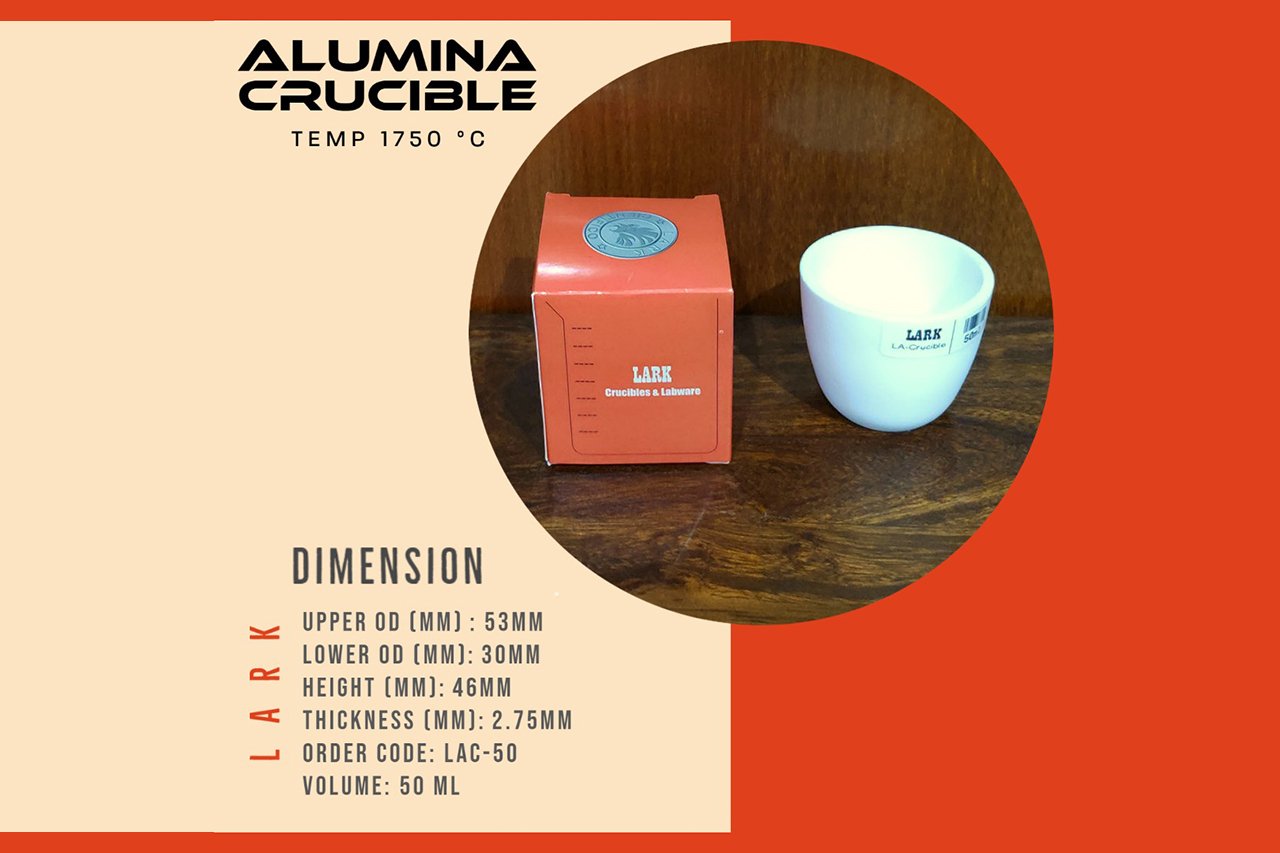 Alumina crucible 50ml - Kerroscale
