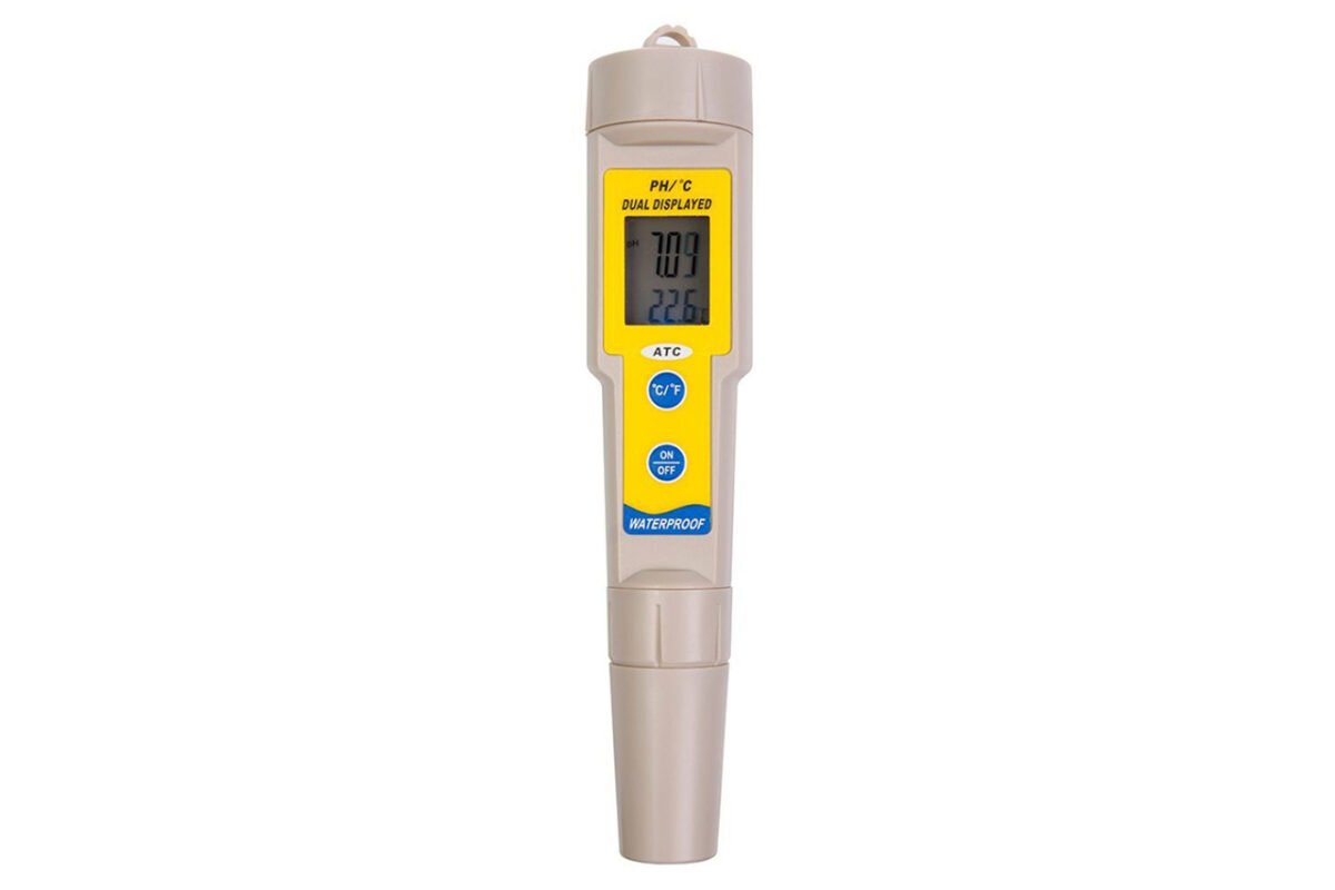 pH Tester pH-035 with Back Light & Automatic Self Calibration - Kerroscale