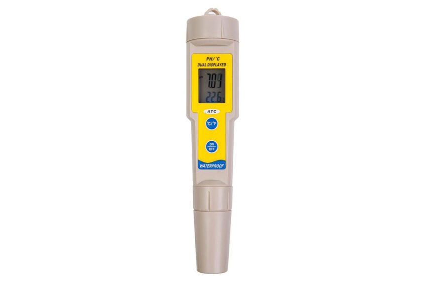 pH Tester pH-035 with Back Light & Automatic Self Calibration - Kerroscale